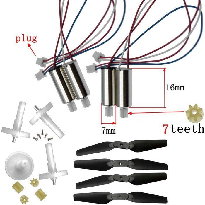 Moteur électrique,E88 Drone Teng1 Pièces Adaptées Pour Pliable Drone ...