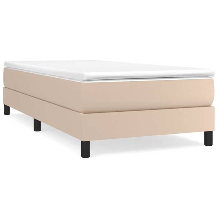 "SALE 2025"Cadre de lit single - 1 place - cappuccino 80x200 cm ...