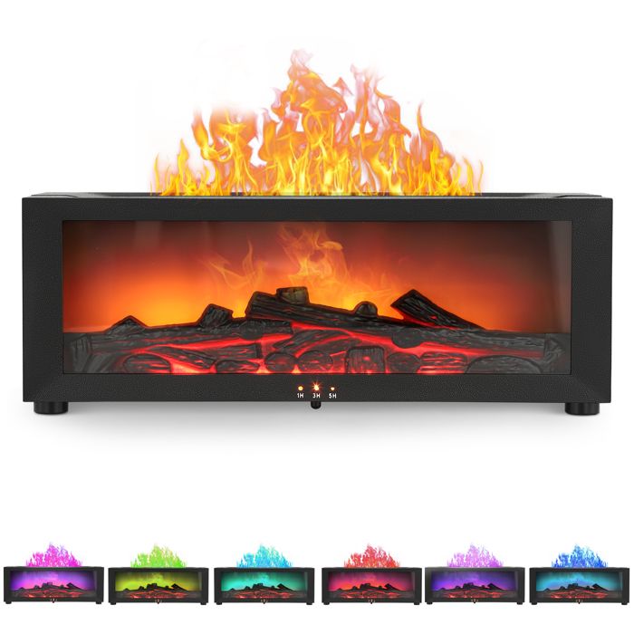 TTLIFE Diffuseur d'huiles essentielles 3D Flame, humidificateur de ...