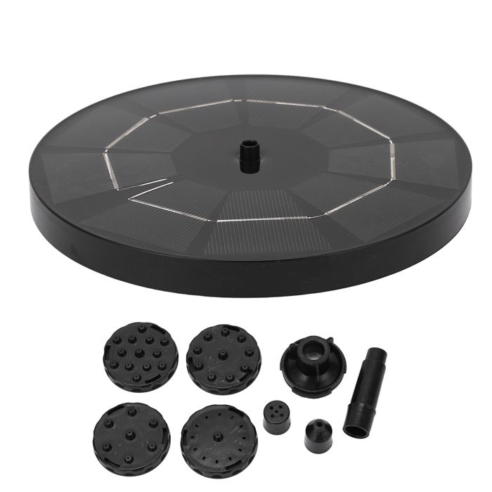 Kit de pompe de fontaine à eau solaire d'extérieur pour étang 3 W ...