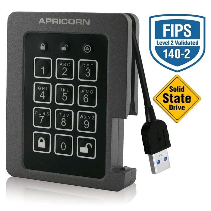 Apricorn Aegis Padlock SSD renforcé (240 Go, USB3.0) - Cdiscount ...