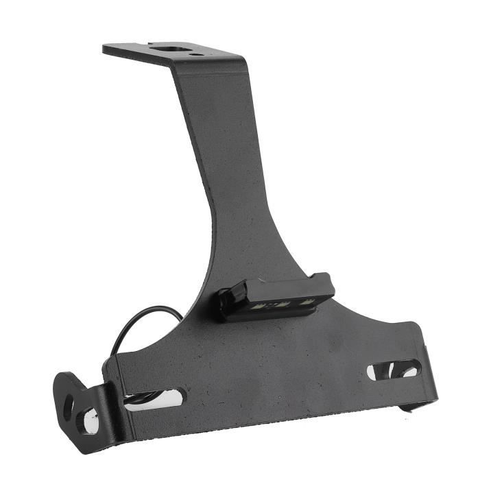 Ashata Motorcycle License Plate Holder, License Plate Frame, Black 3mm ...