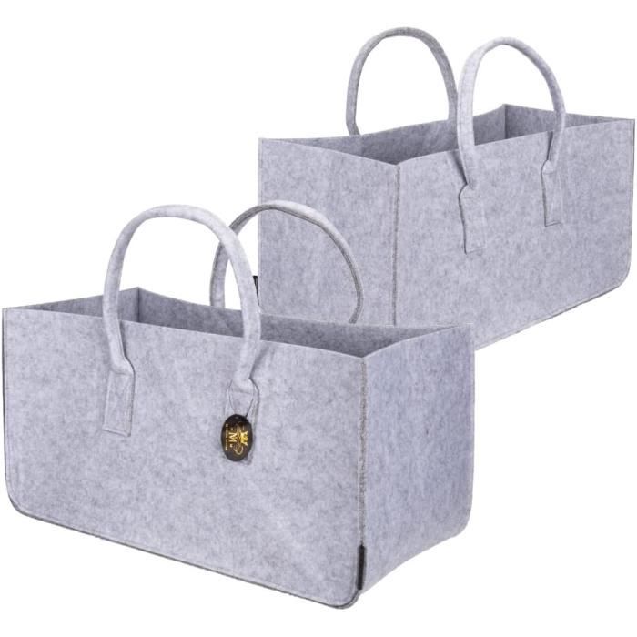 Lot De 2 Sacs En Feutre À Usage Polyvalent Avec Poignées, Sac De ...