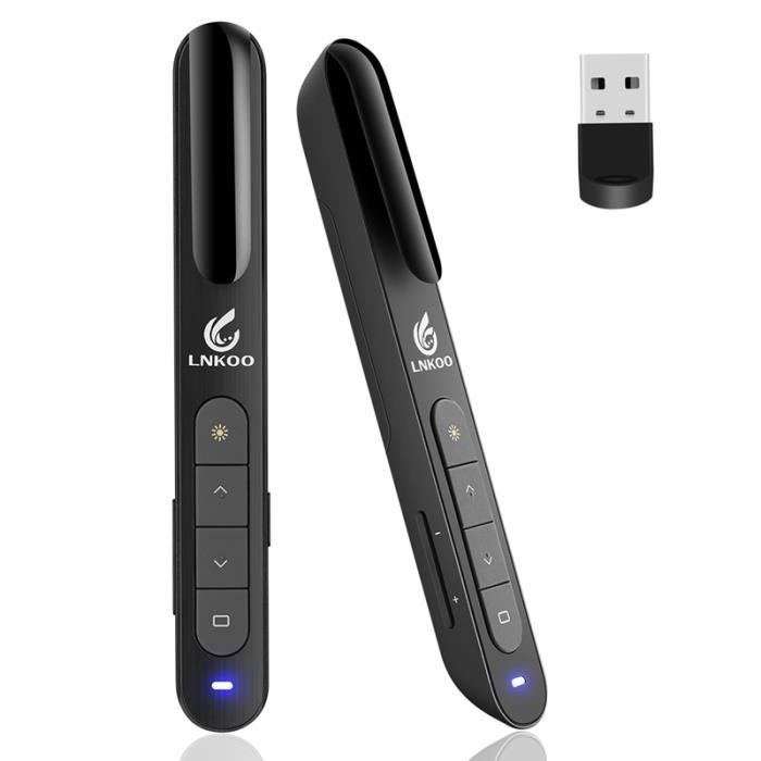 RF 2.4GHz Wireless USB PowerPoint PPT Presenter Remote Control Laser ...