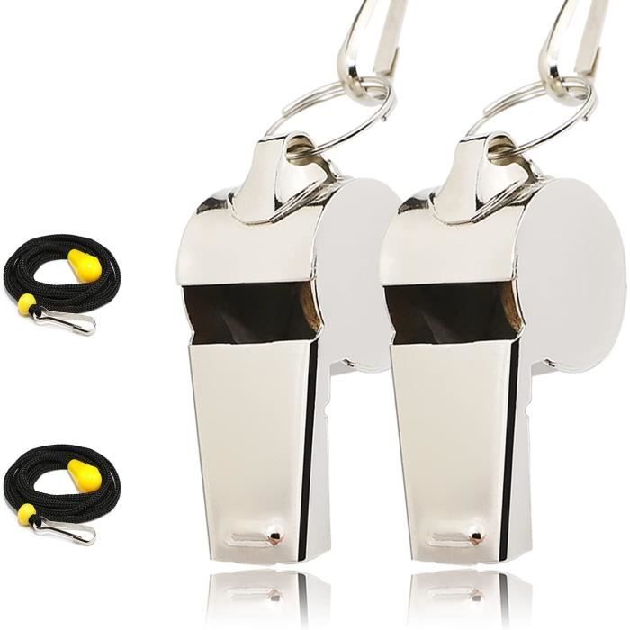 Sifflet avec cordon - Pour entraîneurs, arbitres, A412 - Cdiscount