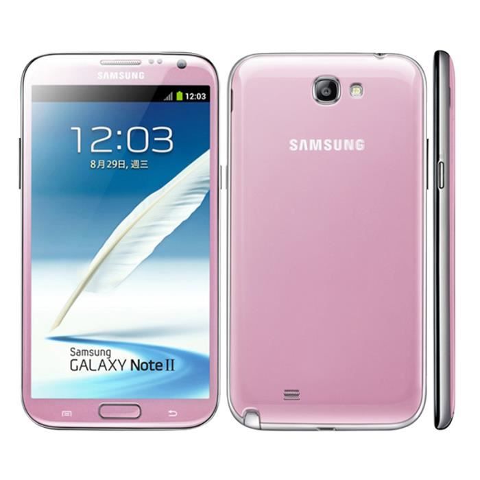 5.55‘’ Samsung Galaxy Note 2 N7100 16go rose - - Cdiscount Téléphonie