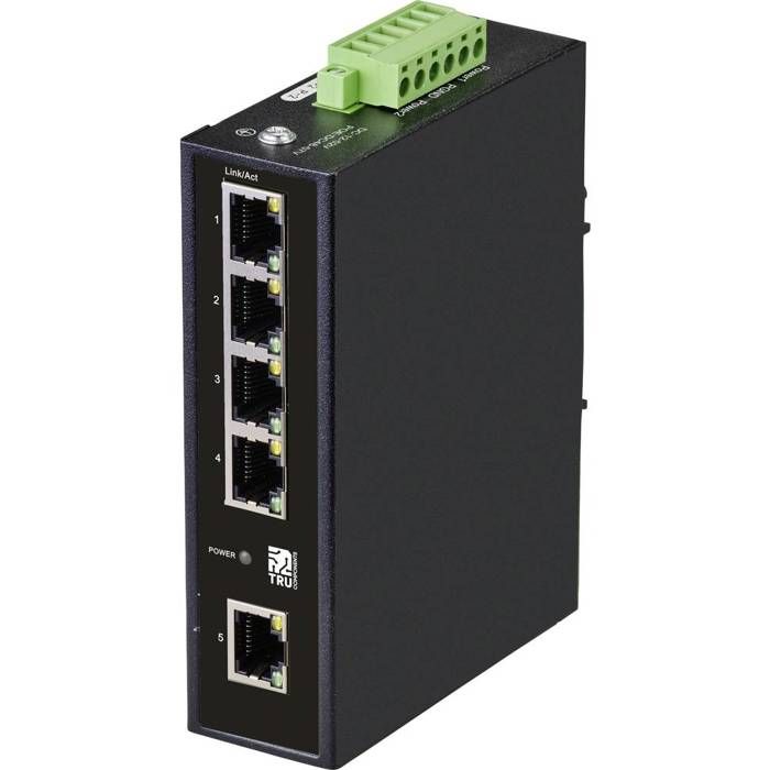 TRU COMPONENTS Switch réseau RJ45 1+4 ports 10 / 100 MBit/s - Cdiscount ...