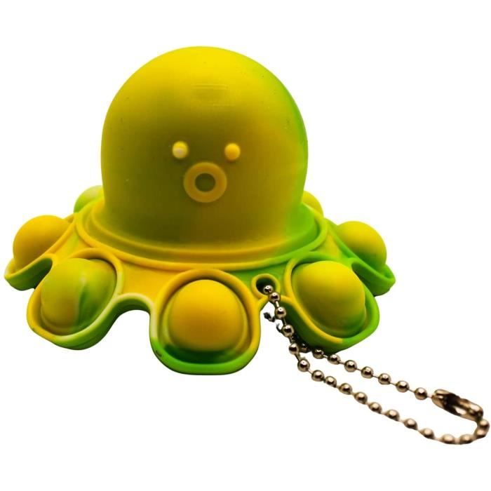 Pop It Pieuvre Réversible (Multi Vert) Popites Fidget Toy Octopus ...