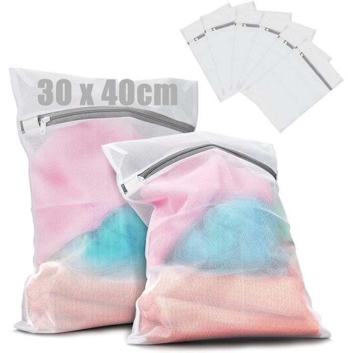 6 Pièces Filet Linge Machine À Laver 40 X 30 Cm Sac A Linge Filet Linge ...