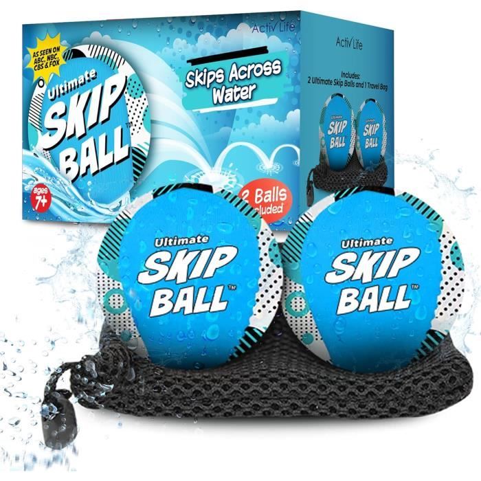 Ultimate Skip Ball (Blue Spots) Jouets De Plage Amusants Et Jeux D'Eau ...