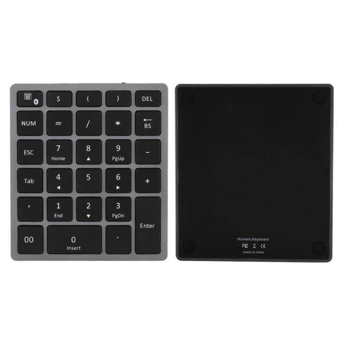 Cikonielf Pavé numérique BT306 28 Touches Clavier Numérique Mince ...