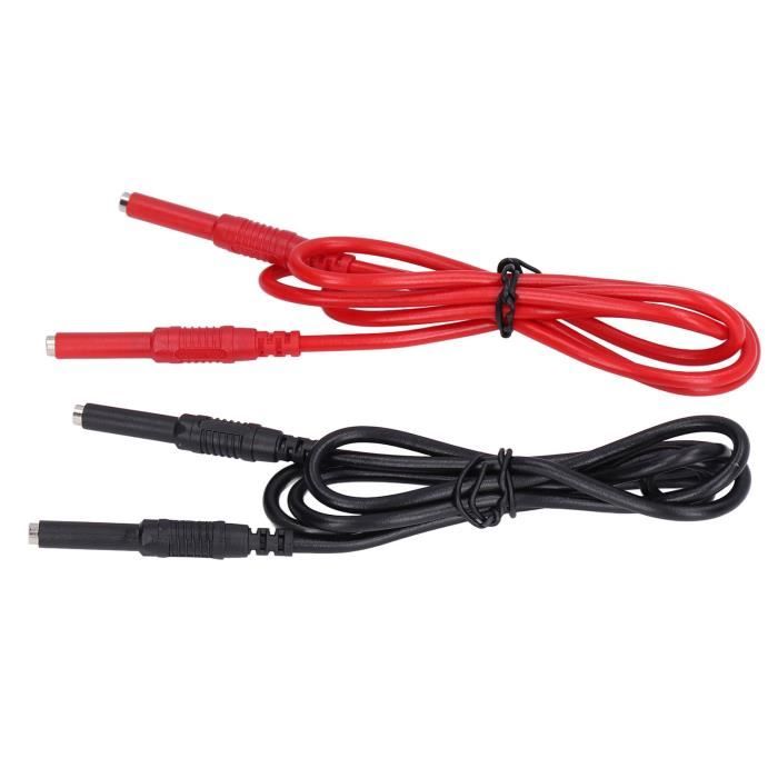 EJ.life Fils de test de prise de 4 mm 4mm Plug Test Leads Femelle à ...