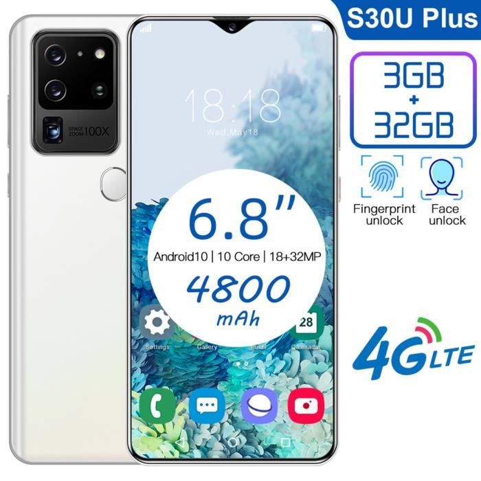 S30U Plus Smartphone de caméra de luminosité Android d'écran de goutte ...