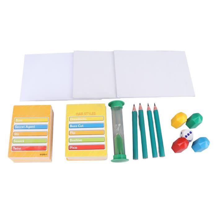 Jeu de société Pictionary Dice - MINIFINKER - 2 jeux de cartes ...