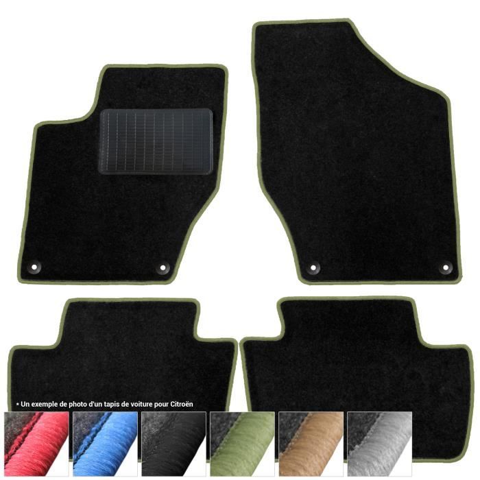 Tapis de Voiture en Moquette - Tapis de Sol pour Automobile - Set 4 ...