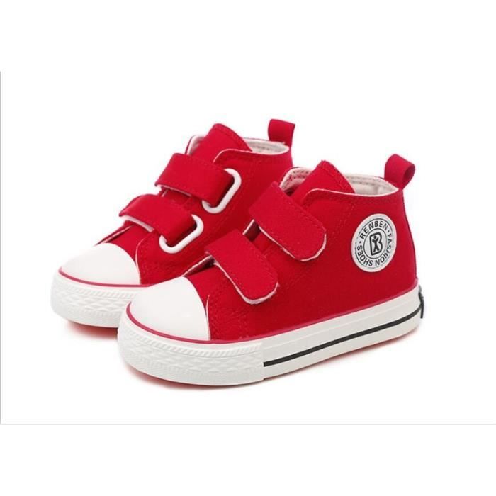 Chaussure enfant garçon fille occasionnel toile côté confortable ...