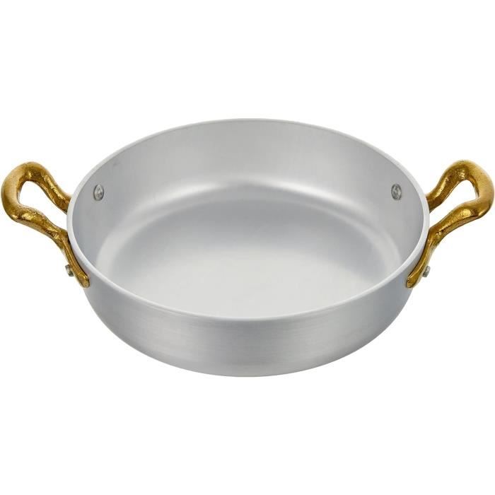 Alma11016 Petit Plat De Service Avec 2 Poignées En Laiton, Aluminium ...