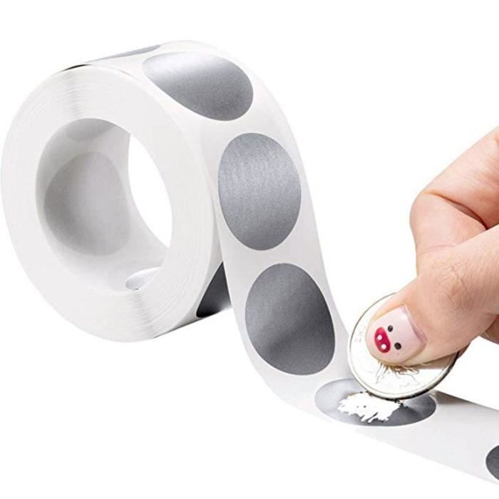 Autocollants à gratter - TMISHION - 300 pièces - PVC - Diamètre 2,5 cm ...