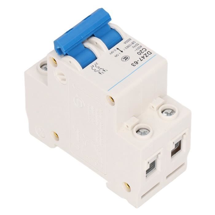 Disjoncteur miniature - YOSOO - DZ47-63 - 20A - 400V - Capacité de rupture 6000A - Cdiscount ...