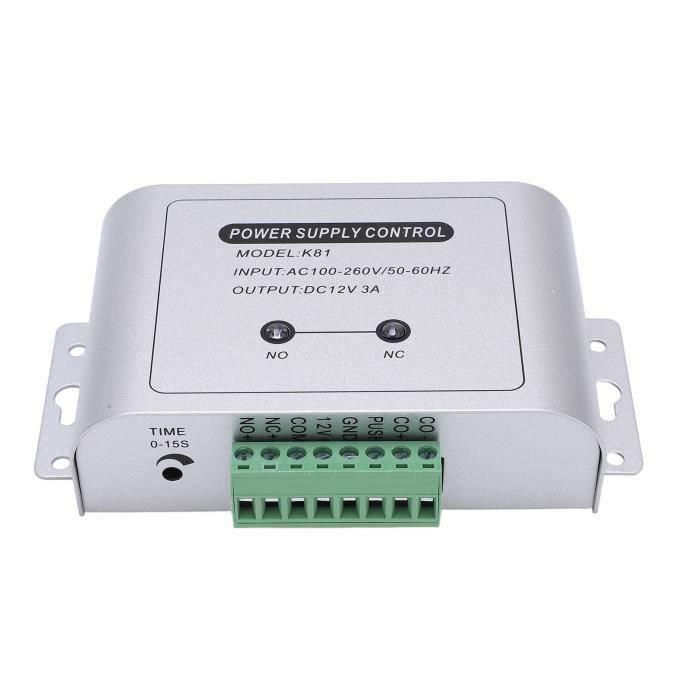 YOSOO Alimentation de contrôle d'accès Contrôleur d'alimentation 12V 3A ...