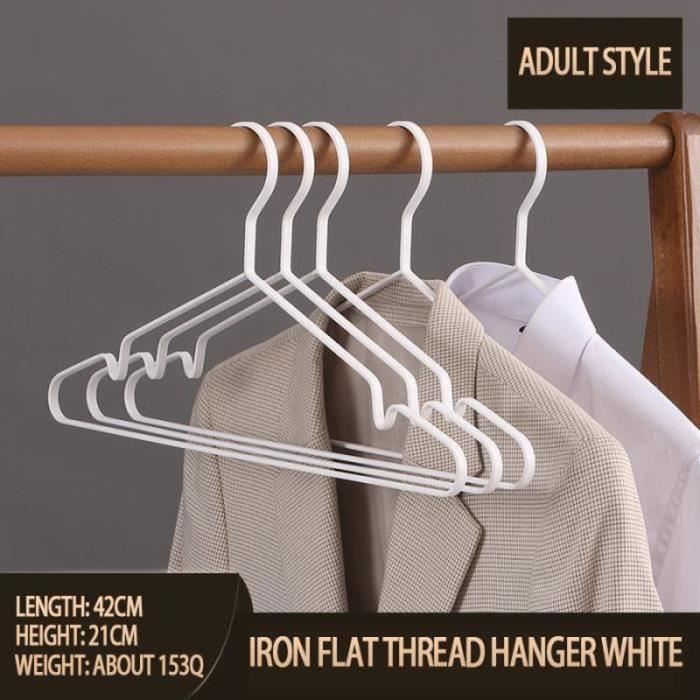 Lot de 5 Cintres en fer avec design évidé cintres pour le rangement des ...