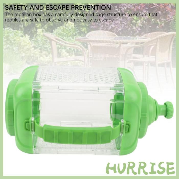 Garosa Cage Observation Reptile Transparent Portable Jouet Exploration ...