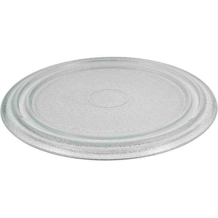 10032358 Plateau tournant en verre pour micro-ondes Whirlpool Bauknecht ...