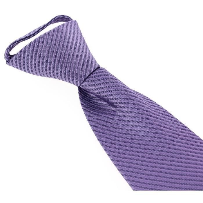 Cravate enfant - Pomme Carré - Dandy Boy - Mauve - Taille 26cm 2/4ans ...