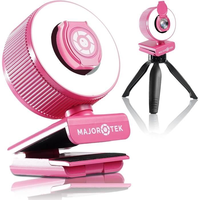 2K Ultra Résolution Funny Webcam Rose Certification Ce Et Rohs Led Ring ...