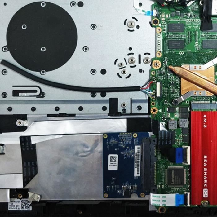 Red-Dissipateur thermique pour disque dur SSD, refroidisseur M.2 NGFF ...