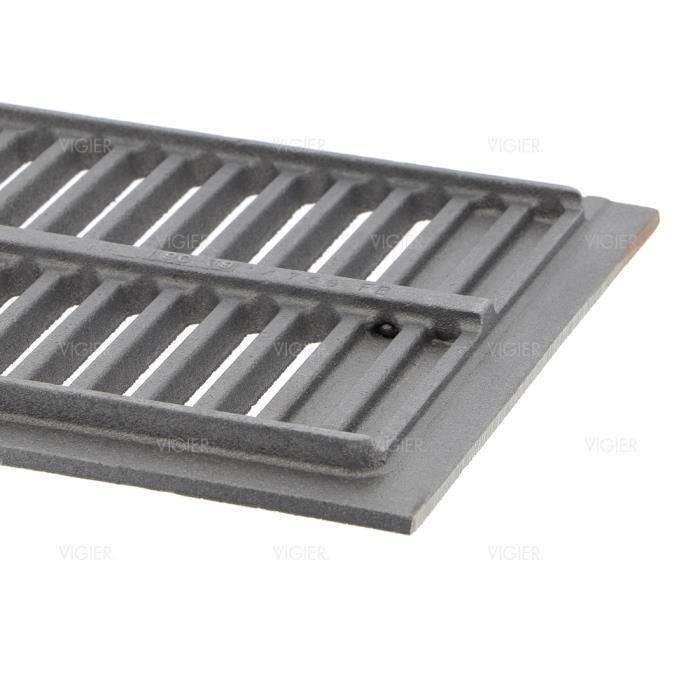 Grille de décendrage - SUPRA - 14766PB - 330x215mm - Pour poêle et ...