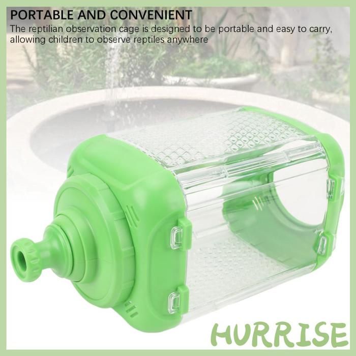 Garosa Cage Observation Reptile Transparent Portable Jouet Exploration ...
