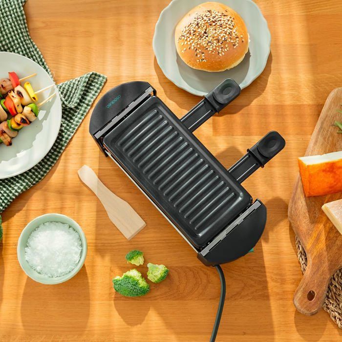 Raclette Cheese&Grill 3200 Pocket. 2 Personnes 320W, Finition En Acier ...