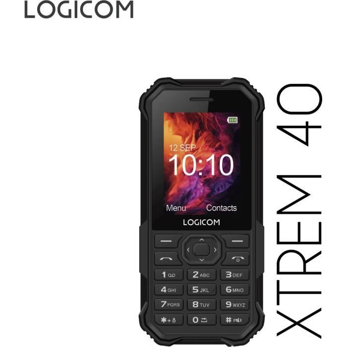 Téléphone Mobile - LOGICOM - XTREM 40 - Noir - Cdiscount Téléphonie