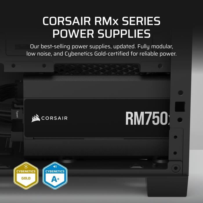 CORSAIR - RM750x RMx Series - Alimentation - 750W - Cdiscount Informatique
