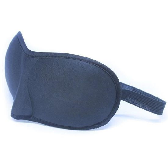 Hengxin-Masque de nuit sommeil voyage avec serre tête élastique cache ...