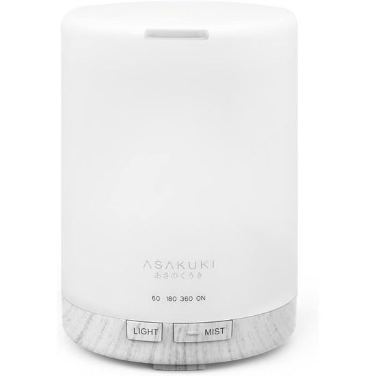 ASAKUKI Diffuseur d'Huiles Essentielles 300ml,5 in 1 Vaporisateur électrique à ultrasons ...