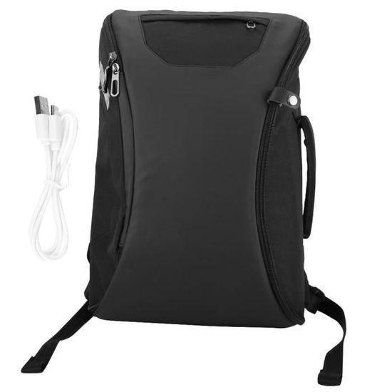 Zerone Sac à dos Fipilock Casual Smart Fingerprint Lock Backpack Sac ...