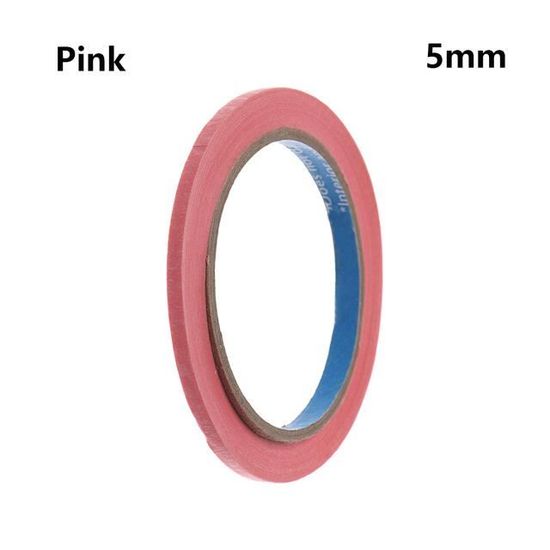 RUBAN ADHESIF,5mm pink--Ruban adhésif pour peinture, 30M, 5-10-15mm ...