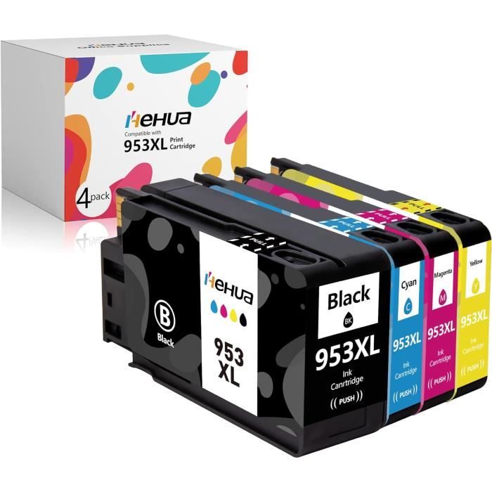 953XL Multipack Cartouches d'impression Reconditionnées pour HP 953XL ...