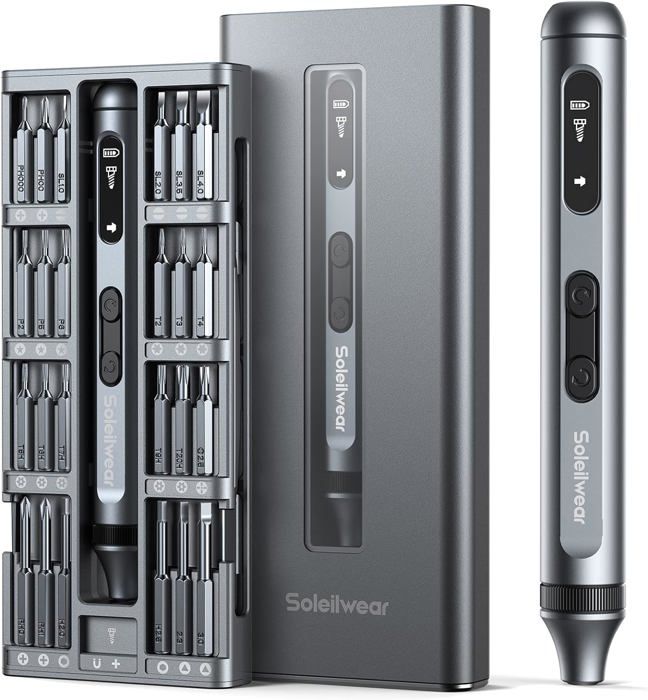 Mini Tournevis Electrique, 52 En 1 Kit Tournevis Electrique Avec 48 ...