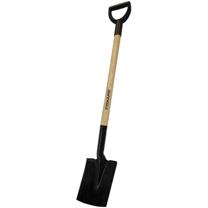 Bêche de Jardin pour Sols mous et pauvres en pierres, Bout ronde ...