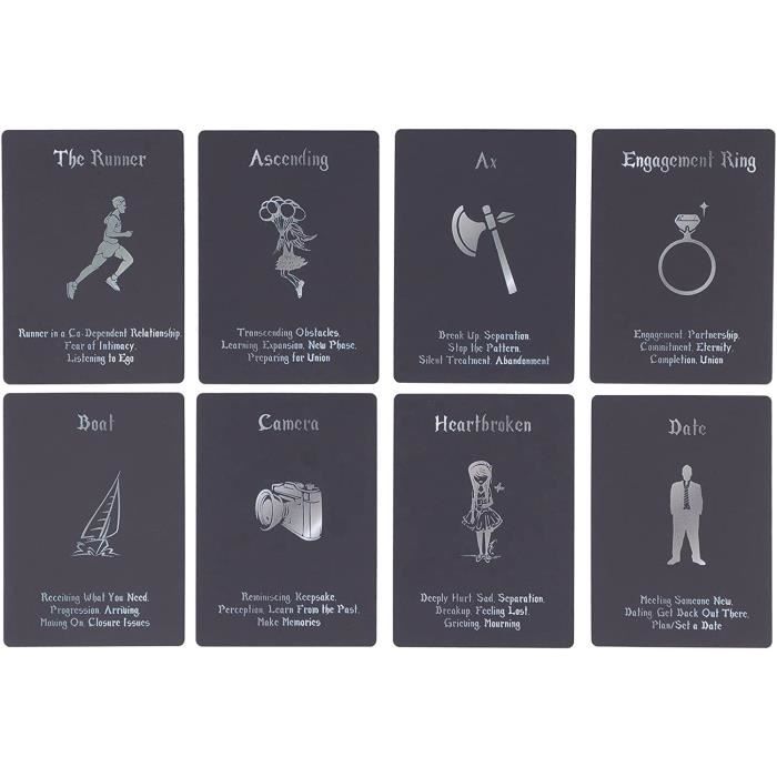 Jeu 54 cartes tarot, Cartes Oracle Island Time Wellness Love ...