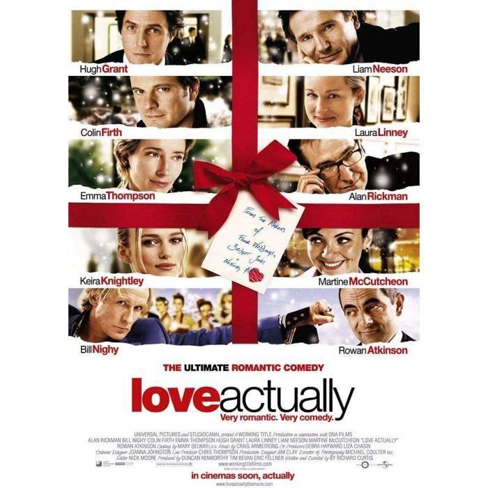 Poster Affiche Love Actually Classic 2000s Movie - Cdiscount Maison