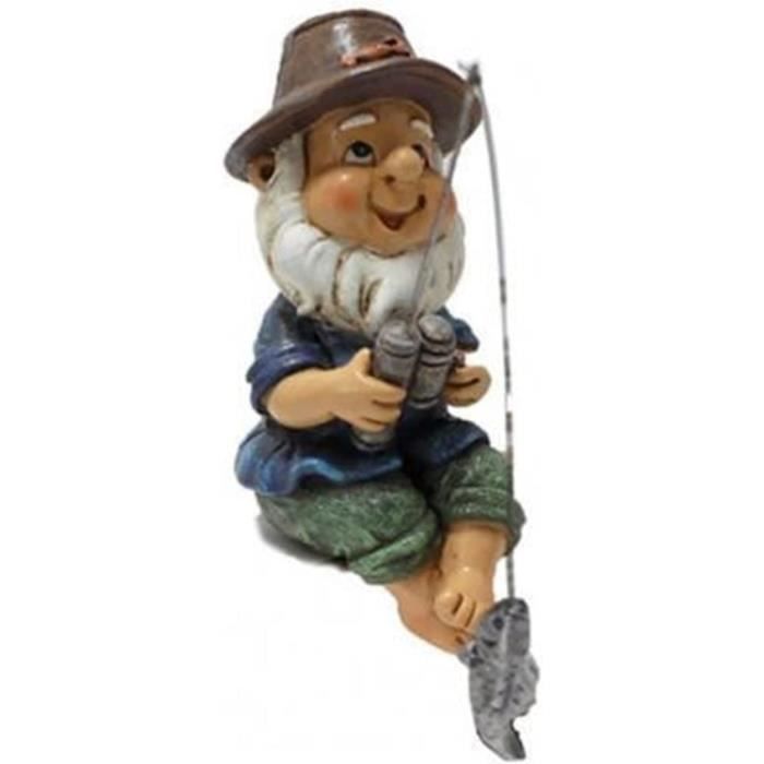 Nain De Jardin, 1Pcs Lampe Solaire Exterieur, Ornement De Pelouse De Bureau De Résine, Statue De ...