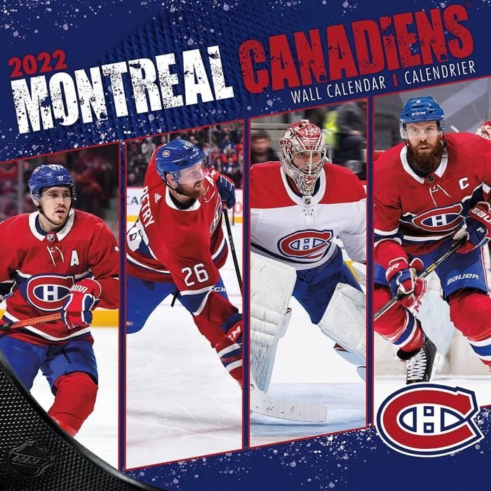 TURNER SPORTS Calendrier mural 2022 de l'équipe de Montréal Canadiens ...
