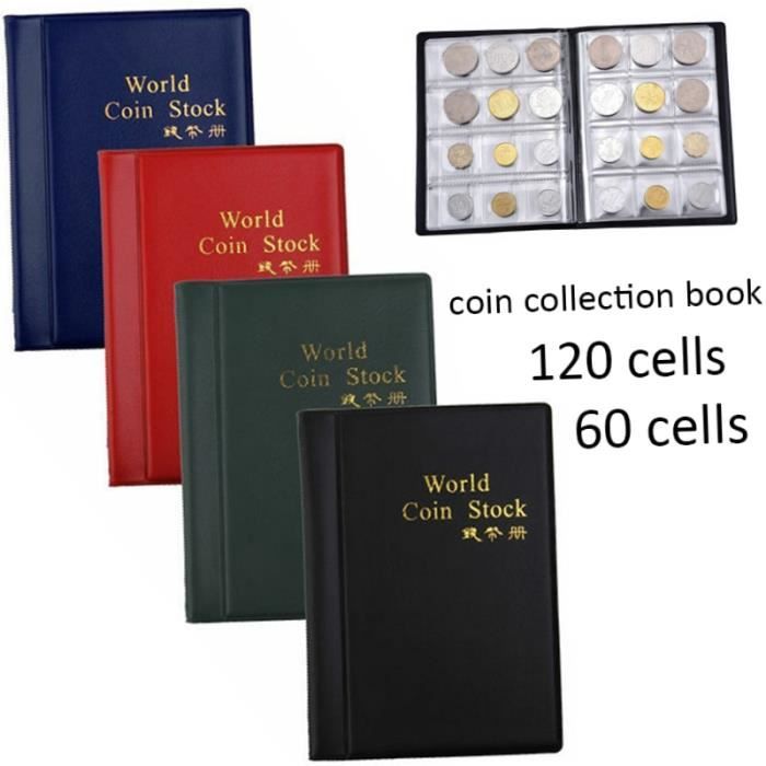120 cellules noires - Album de Collection de pièces de monnaie ...