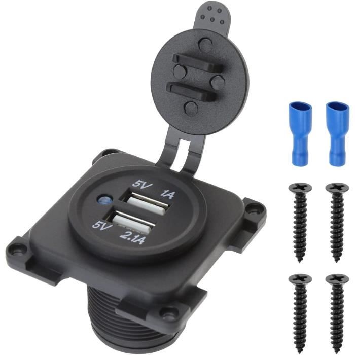 Double Prise De Charge Usb Double Port 5 V 1 A-2,1 A Charge Rapide Pour ...
