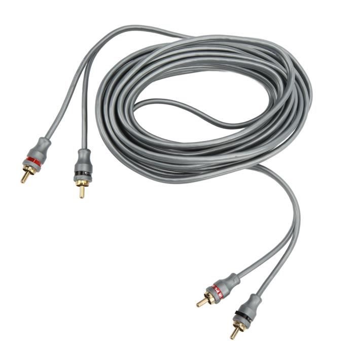 Dilwe Câble audio basse fréquence Câble audio RCA 5 m Performances ...