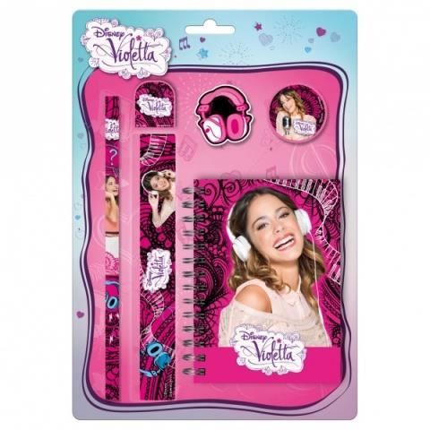 VIOLETTA SET PAPETERIE 6 PIÈCES NOUVEAUTÉ DISNEY - Cdiscount Beaux-Arts ...